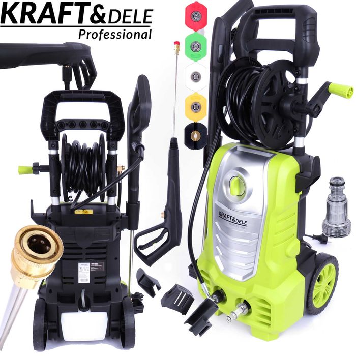 KRAFT&DELE Myjka Ciśnieniowa Elektryczna 250bar 2500w Samochodu 5 Dysz Warszawa Białołęka • OLX.pl