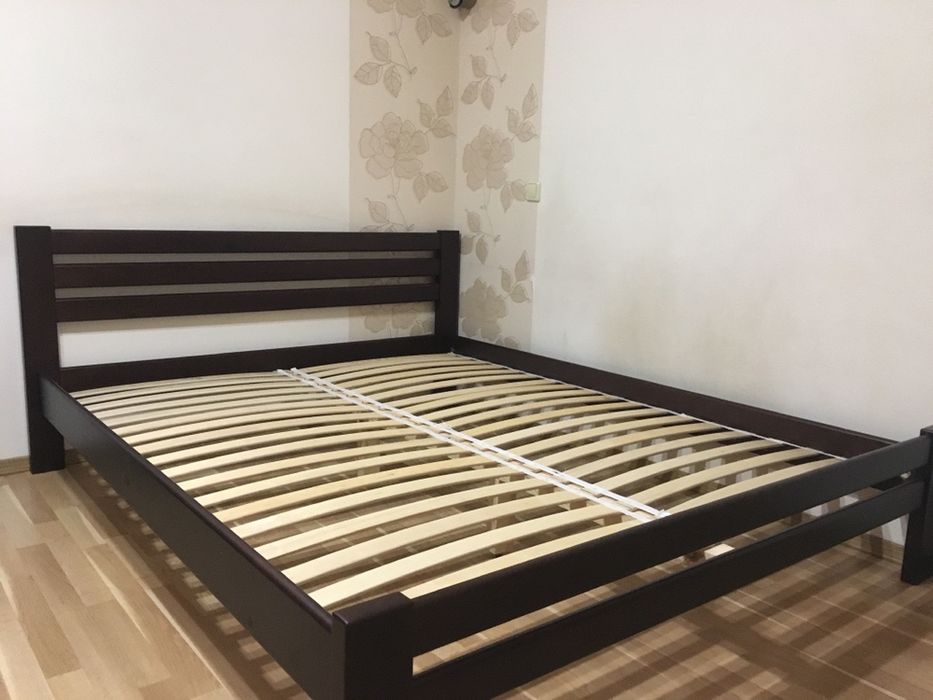 АКИЦИЯ Кровать Двуспальная Ортопедическая Кровать из МАССИВА !: 3 700 ...