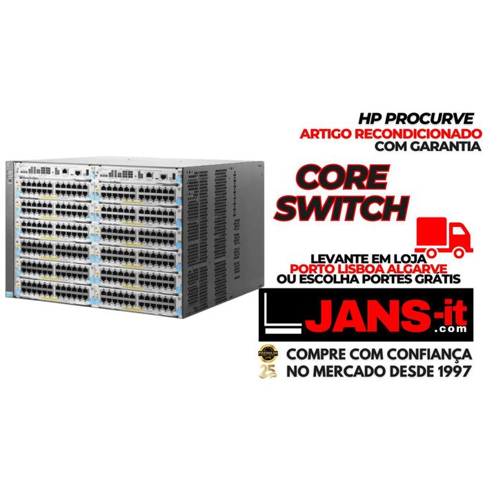 HP Procurve Switch 5412zl (J8698A) - Core Switch com Garantia Alfragide ...