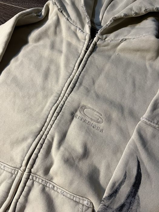 Худи balenciaga баленсиага Con Cremallera Y2k opium vamp style: 4 200 ...