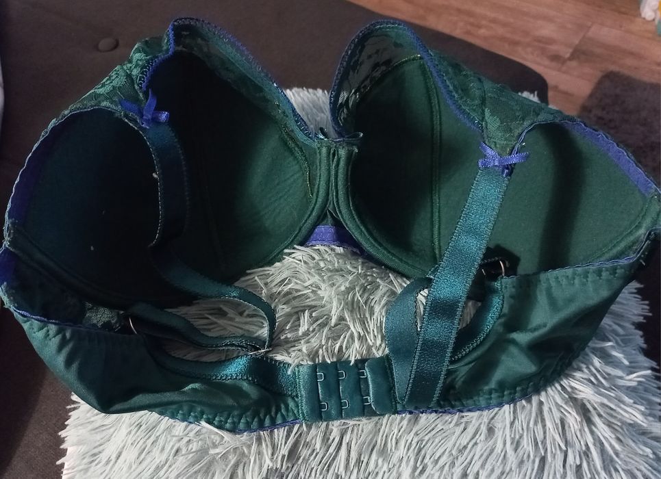 Stanik biustonosz Ava 80F butelkowa zieleń Bydgoszcz • OLX.pl