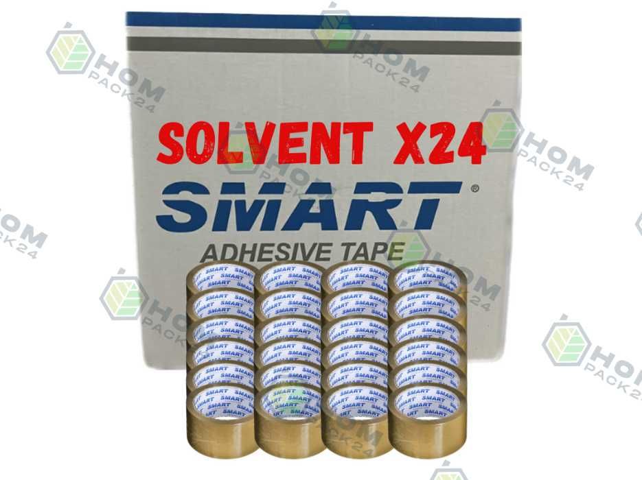TAŚMA pakowa SOLVENT kauczuk571/SM03 BEZBARWNA SMART 24szt. Radom • OLX.pl
