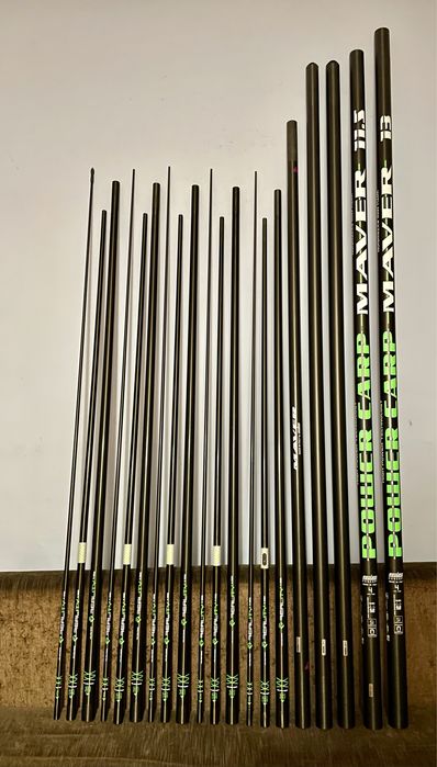 Tyczka Maver POWER CARP 13! MEGA PACK! Jak nowa! Okazja! Zabrze • OLX.pl