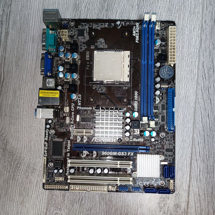 Материнская плата ASRock 960GM-GS3 FX r1.03: 800 грн. - Комплектуючі та ...