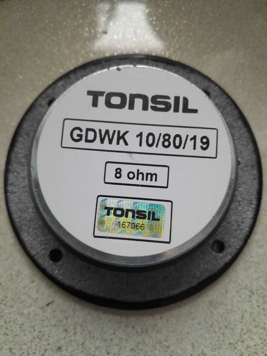Głośnik Wysokotonowy TONSIL GDWK 10/80/19 8 Ohm Borek • OLX.pl