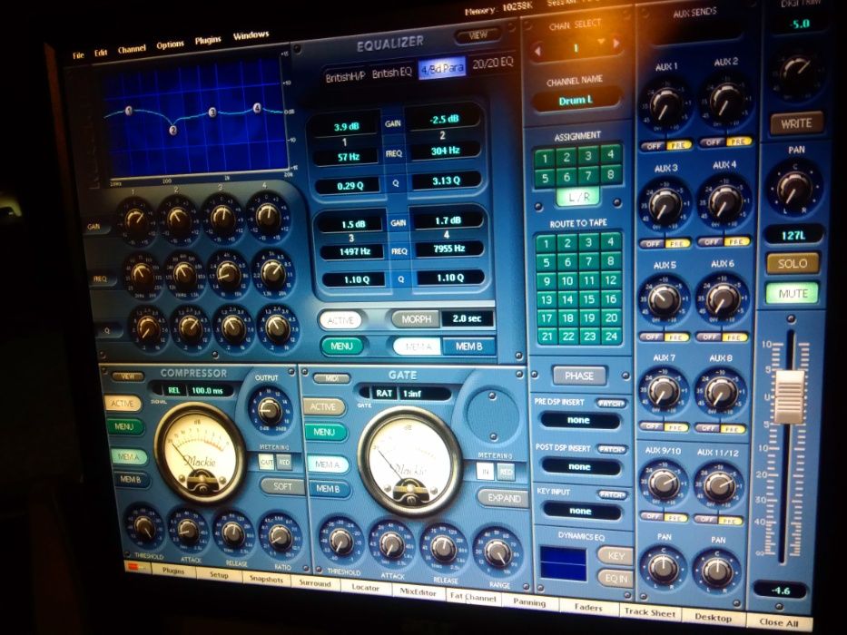 Mackie D8B - 56Input/72 Channel Digital Mixer, Mesa de Som Digital ...