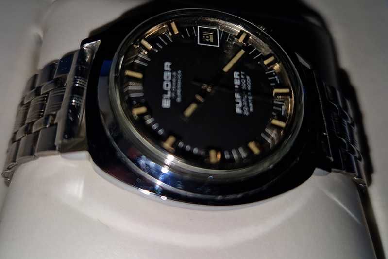 Eloga Flipper szwajcarski zegarek 17 jevels lata 70-te XX wieku Legnica ...