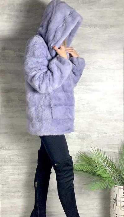 Норкова шуба сіро блакитного кольору 15 000 грн Шуби кожухи Біла Церква на Olx