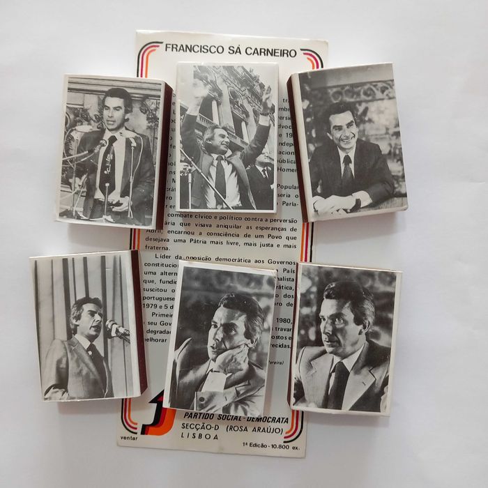 Coleção completa carteiras de fósforos Sá Carneiro PPD PSD Montijo E ...