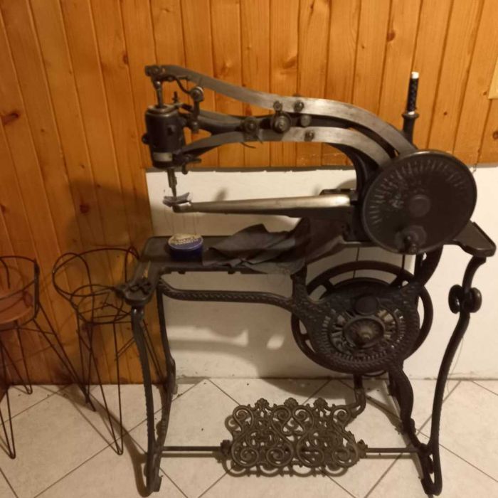 Stara maszyna szewska sprawna maszyna do szycia skóry Elastic Patent ...
