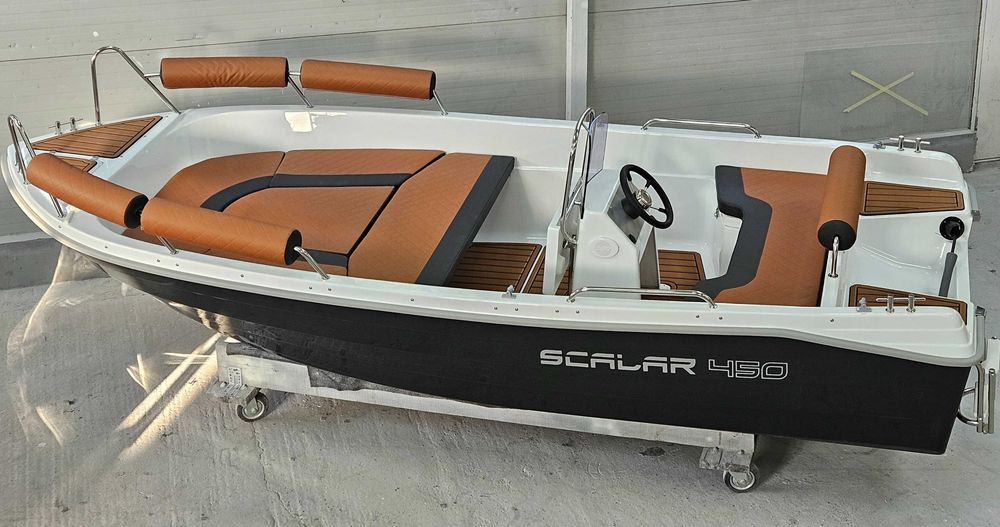 Łódź motorowa, rekreacyjna, wędkarska SCALAR 450 Ostróda • OLX.pl