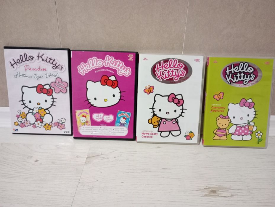 Hello Kitty's zestaw 4 sztuk płyt Dvd/VCD Legionowo • OLX.pl