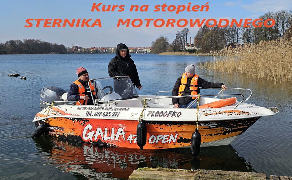 Kurs Sternik motorowodny, kurs żeglarski ,Motorówka, Skuter, Patent ...