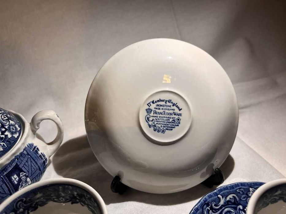 Conjunto Royal Tudor Ware Ironstone – 17th Century England Covilhã E ...
