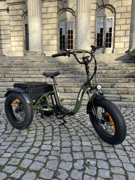 HIT Składany Rower Elektryczny Trójkołowy HIDOES ET1 1200W 20Ah 45km/h ...