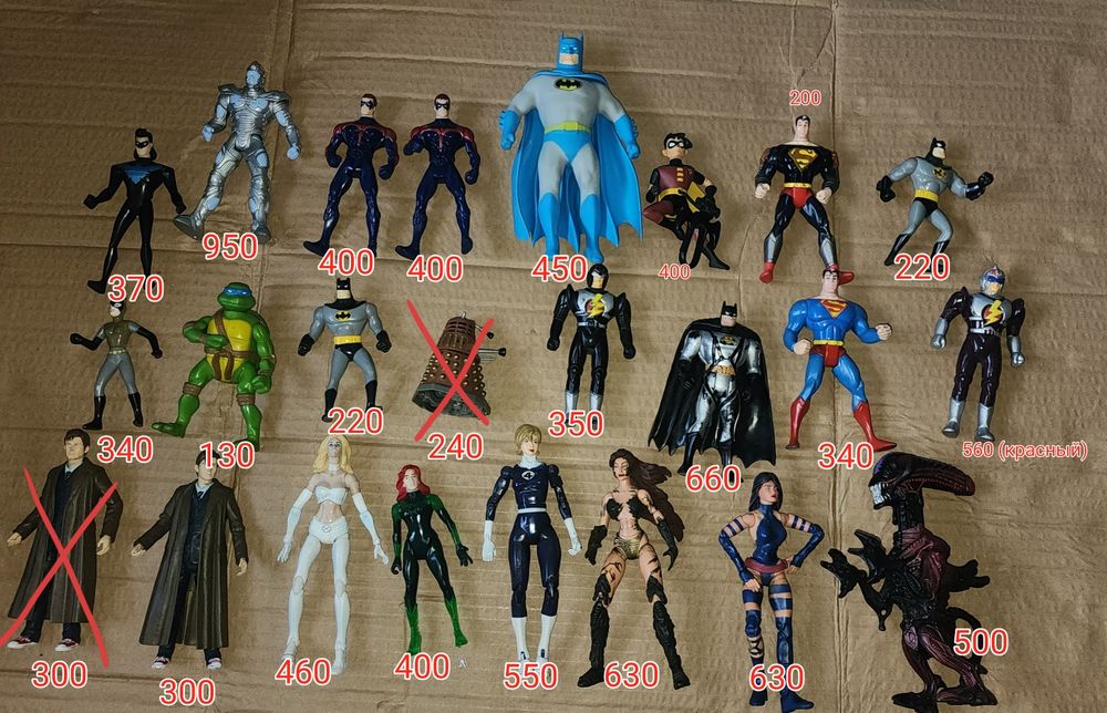 Фигурки коллекционные Kenner Hasbro ToyBiz Mattel, цены на других фото ...