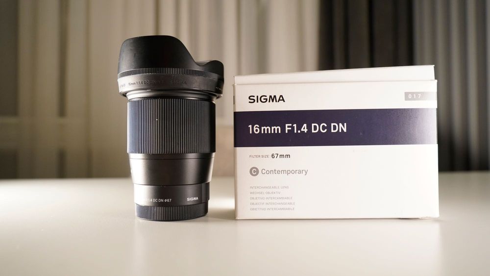 SIGMA 16mm F1.4 DC DN Sony - APSC Olsztyn • OLX.pl