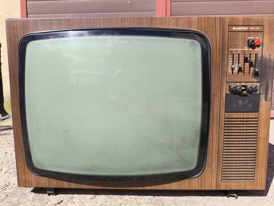 Retro Telewizor Unitra T 6105 produkcja 1979 Strzelce Górne • OLX.pl