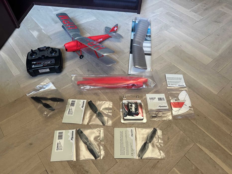 Samolot Treningowy Flyzone Micro Tiger Zestaw RC Radio Części Warszawa ...