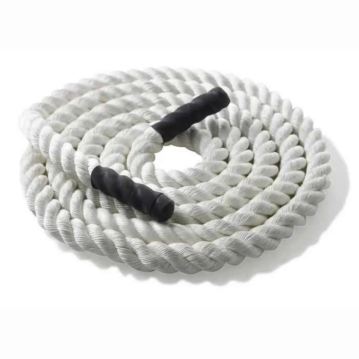 Канат тренувальний для кросфіта 15м Battle Rope White WCG 50х15: 5 249 ...