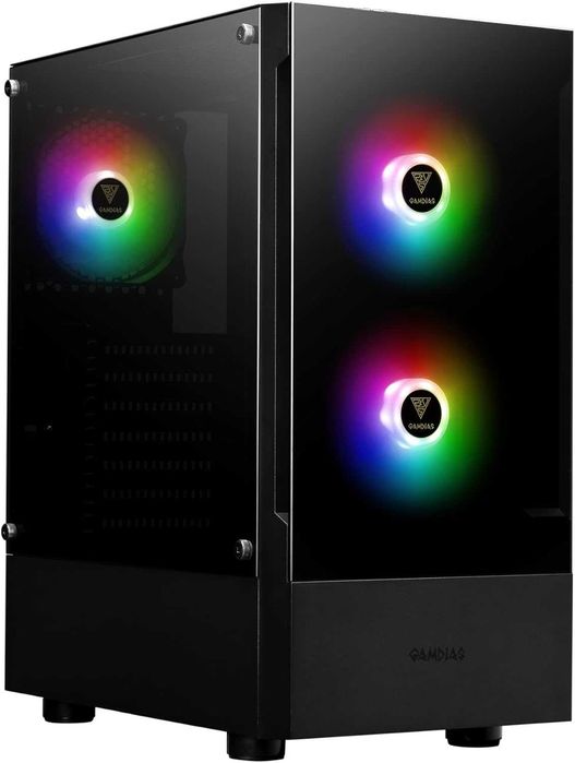 Obudowa komputerowa Gamdias RGB Gaming ATX panel ze szkła hartowanego ...