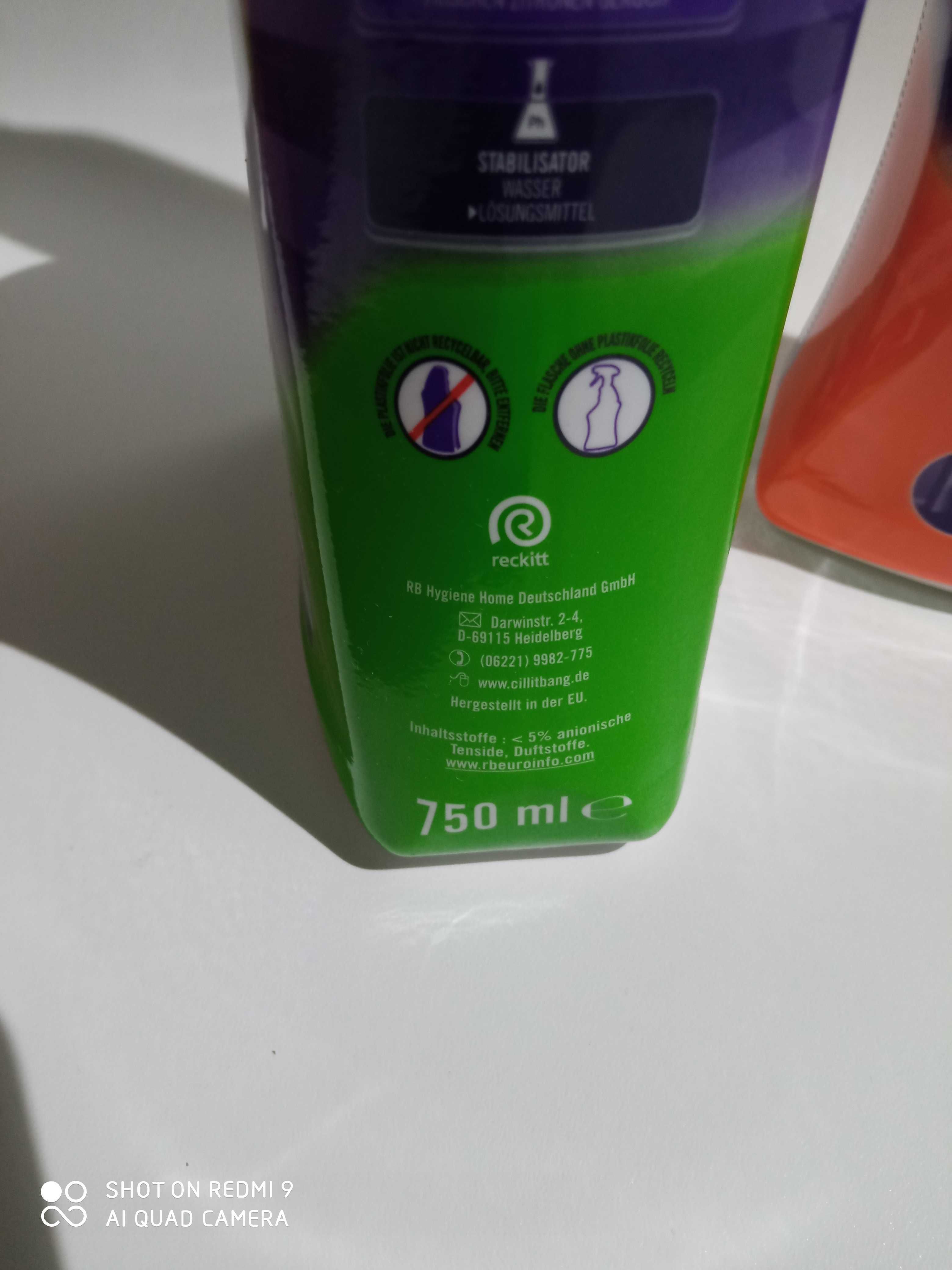 Cilit Bang 750 ml różne rodzaje do czyszczenia łazienki i do tłuszczu ...