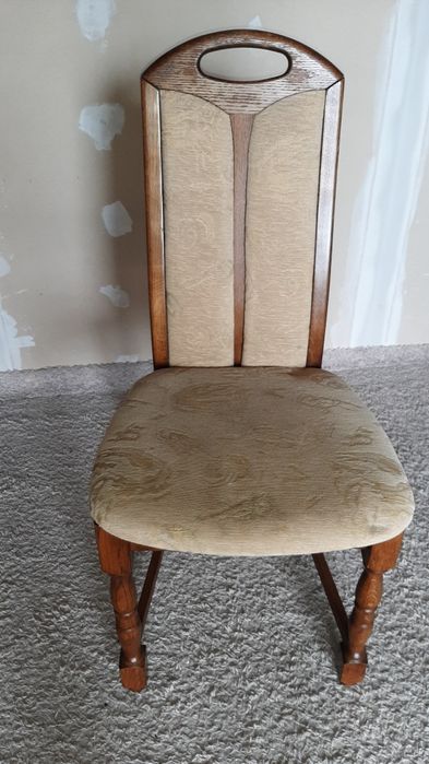 Krzesło drewniane wygodne 6 x stan bardzo dobry Kraków Łagiewniki-Borek ...