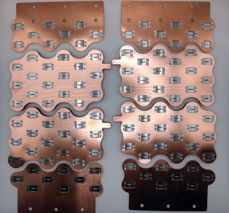 Copper/Nickel Bus Bar Set 72v/80v / 22S9P 20S9P 21700: 7 064 грн ...