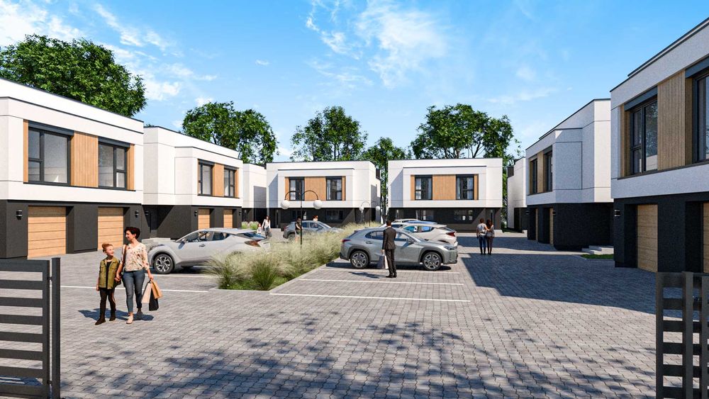 SEGMENTY DOMY z garażem, ogródkiem, bezczynszowe, centrum Wołomina ...