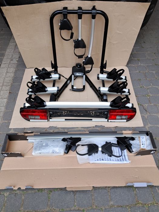 Bagażnik rowerowy na 4 rowery hak Atera Strada Sport M2 M3 4 jak thule ...