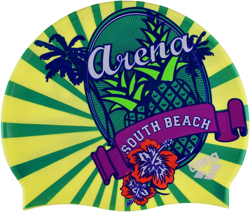 CP17 Czepek Pływacki Silikonowy Na Basen ARENA PRINT SOUTH Będzin Boleradz • OLX.pl