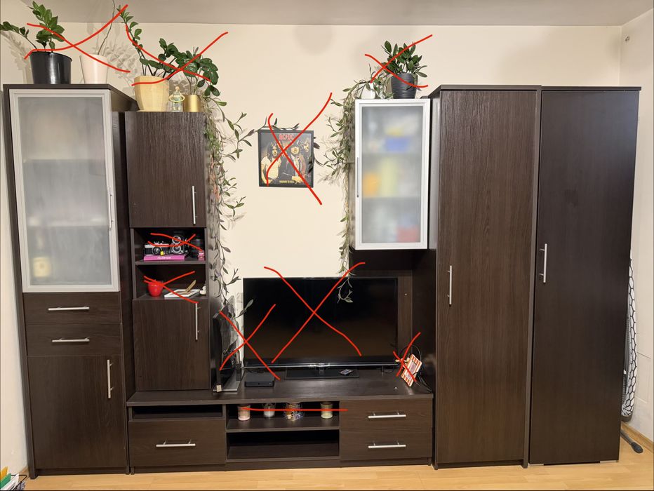 Meblościanka do salonu Wrocław Krzyki • OLX.pl