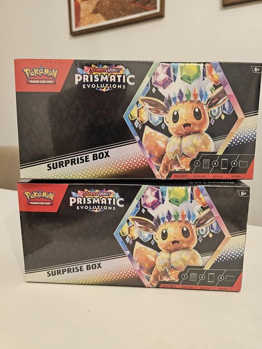 Pokemon Prismatic Evolutions Surprise box Pontinha E Famões • OLX.pt