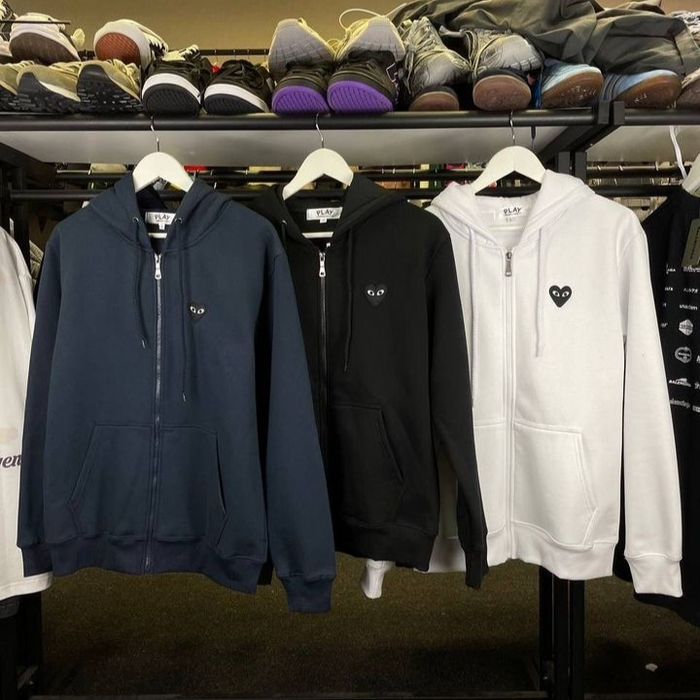 CDG Play Zip Hoodie / зіп худі плей / зипка кдг comme des garcons: 780 ...