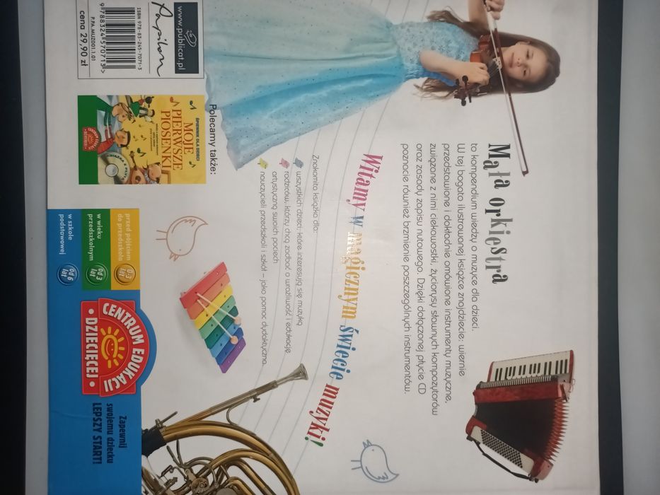 Mała orkiestra przewodnik dla dzieci o muzyce Książka z płytą Warszawa ...