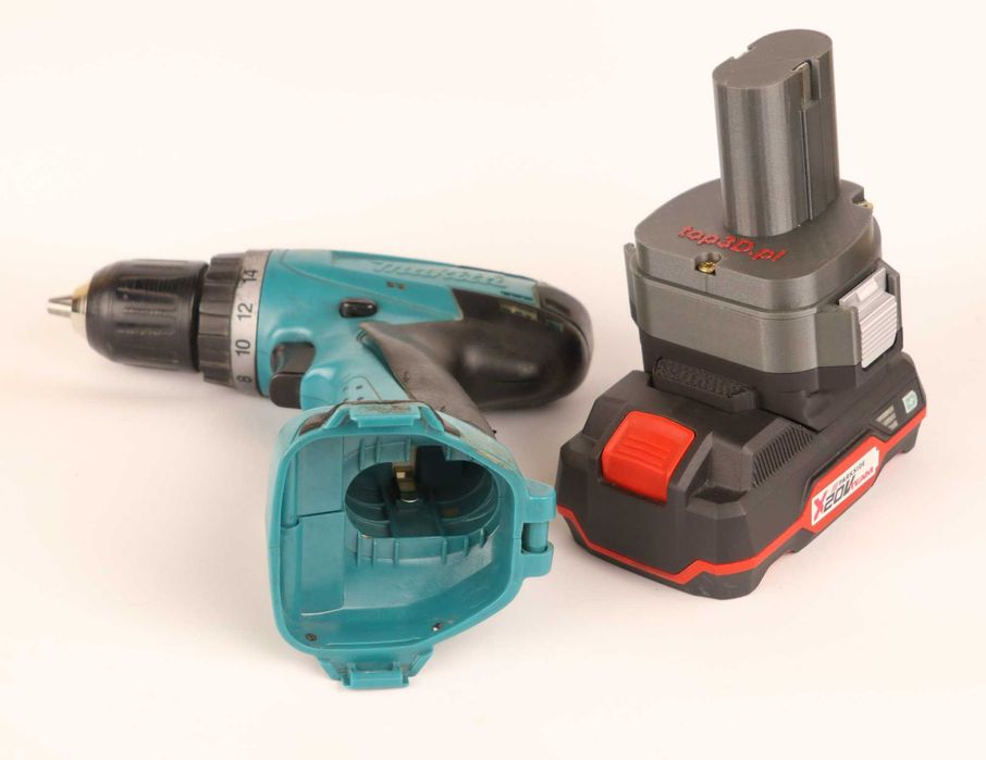 Adapter starych narzędzi Makita na baterie Parkside X20V Wrocław ...