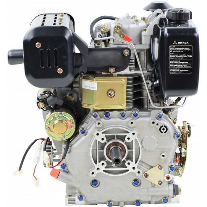 Silnik diesel 9 KM MS ENGINE 186 fde wał 25,4 mm rozrusznik elek ...