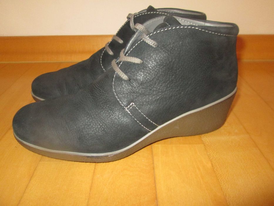 Buty,botki_ECCO_ damskie ,skórzane, rozmiar 38 Kęty • OLX.pl