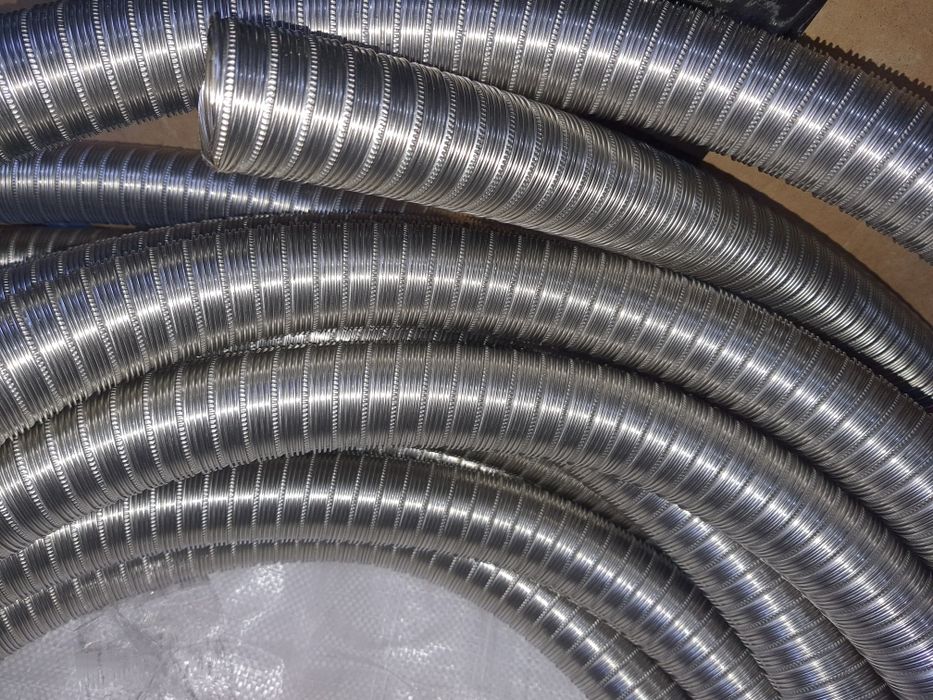 Гофра выхлопа на генератор д 38мм гофро труба для выхлопных газов d 38: ...