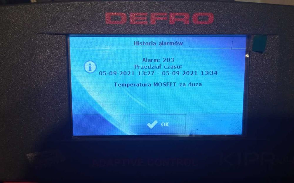 Serwis, naprawa sterowników pieców Tech Defro, Sas, Kamen Zębiec ...