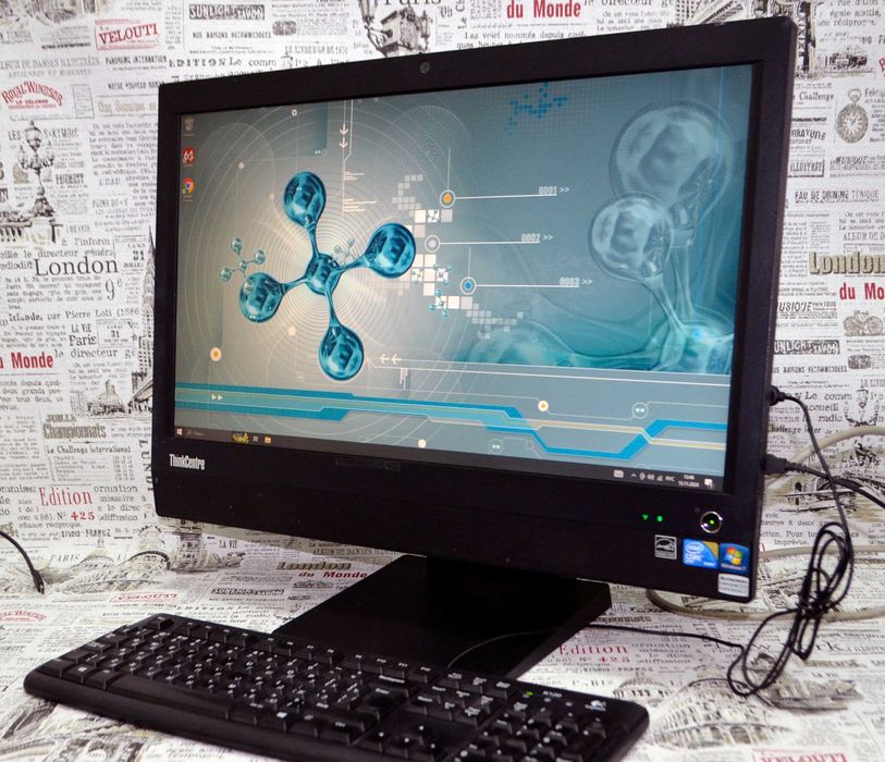 Моноблок Lenovo M90z: 23" FHD/i5/8GB/128GB(новый). Гарантия "Пешка": 4 ...