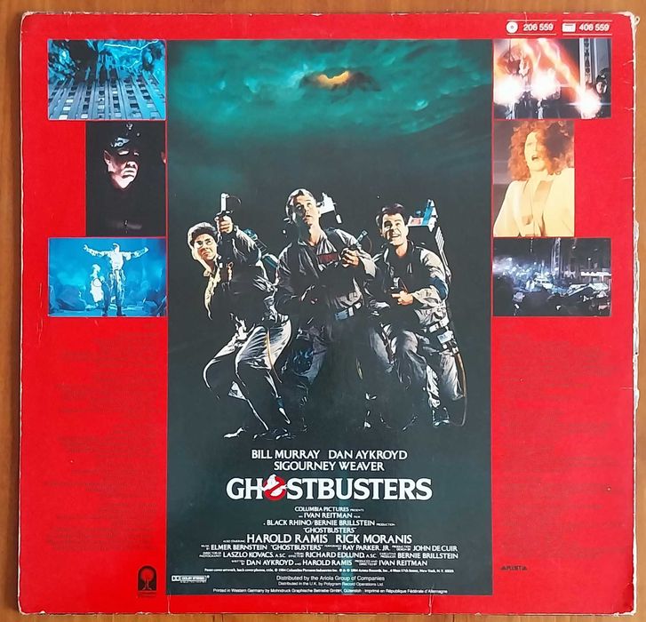 Vinil: “Ghostbusters – Original soundtrack album” Lisboa • OLX Portugal