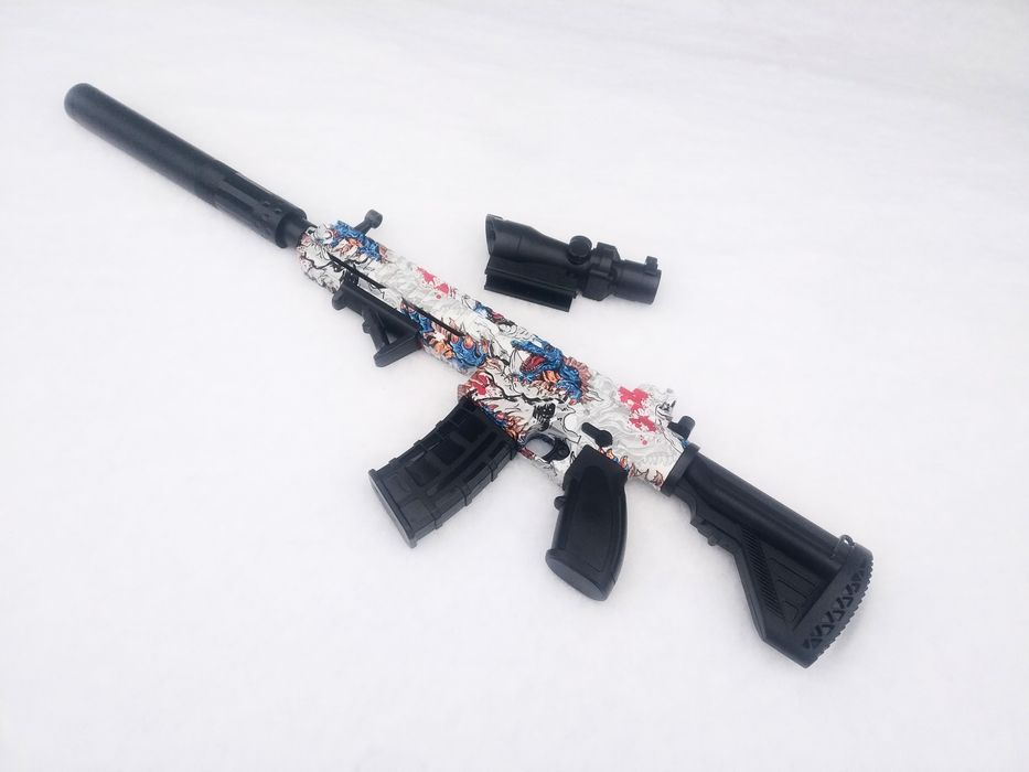 Автомат HK416 M416 M4a1 M16 орбіган на образах на аккумуляторе пулемет ...