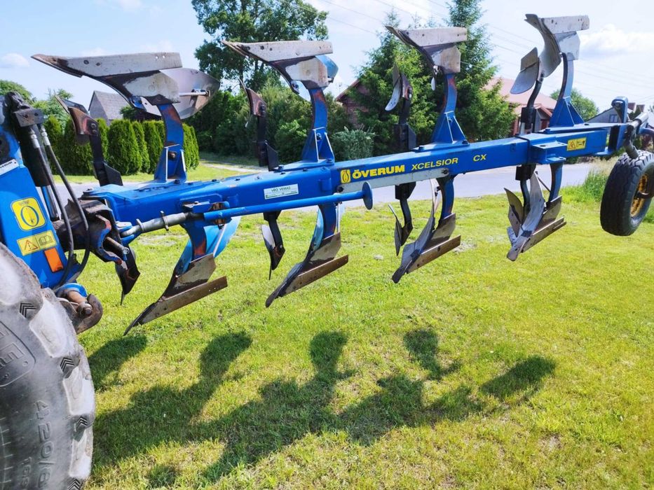 Pług Overum Xcelsior sprowadzony oryginalny stan 4 skibowy obrotowy ...