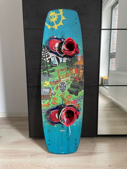 Wakeboard Slingshot Terrain 140 + Hyperlite AJ Boots + bindings-zestaw ...
