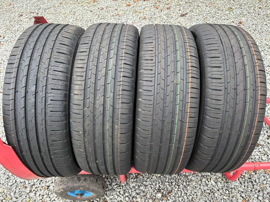 Opony Letnie CONTINENTAL EcoContact6 195/55/16 nowe 4sztuki Goszczanowiec • OLX.pl