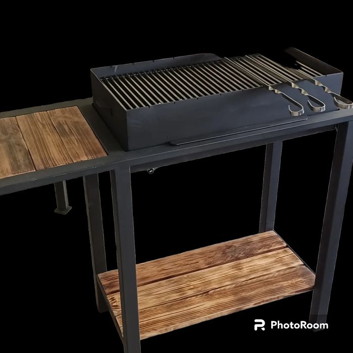 Grill mangal stacjonarny, ręcznie wykonany loft Wrocław Krzyki • OLX.pl