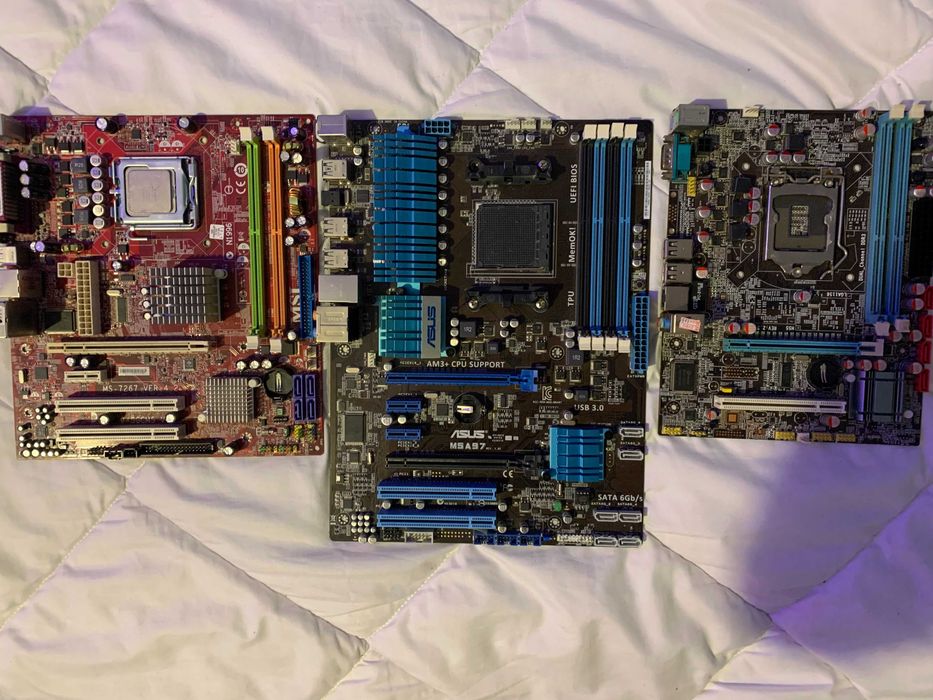 Комплект Материнских Плат AM3+ LGA775 LGA1156: 500 грн. - Комплектуючі ...