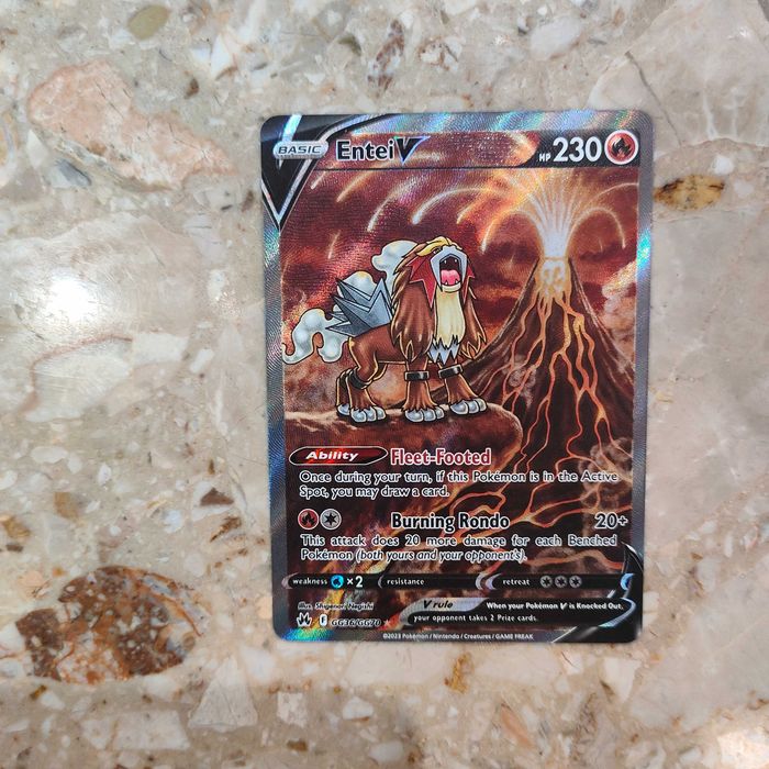 Karta pokemon tcg Entei Zambrów • OLX.pl
