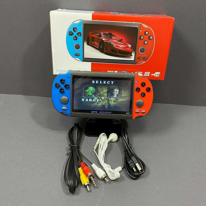 PSP X7 Plus ігрова приставка 8Gb для дітей 16-bit 5.1» дюймів 8GB: 819 ...